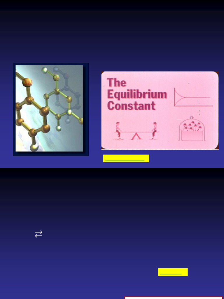 Understanding the Equilibrium Constant | PDF