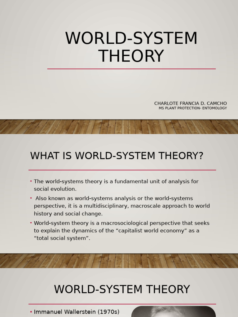 World System Theory | PDF | World Systems Theory | Economics
