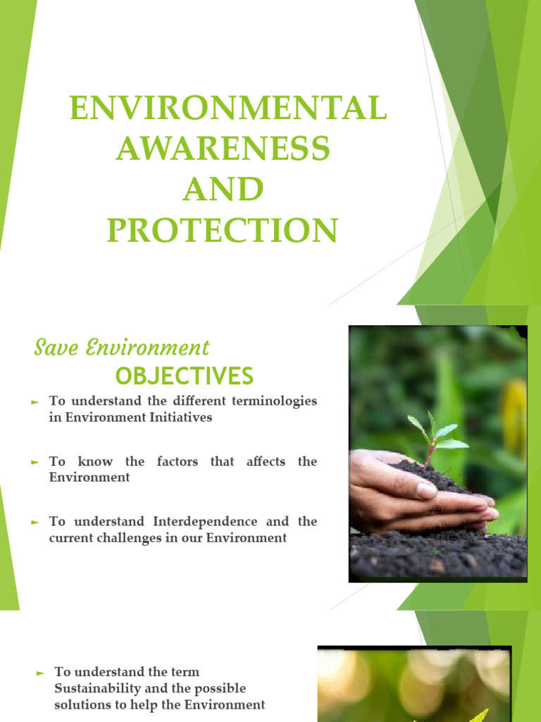 Environmental Awareness and Protection Guide | PDF | Climate Change ...