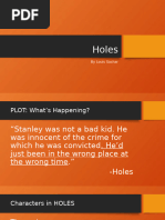 Holes - Character Traits | PDF