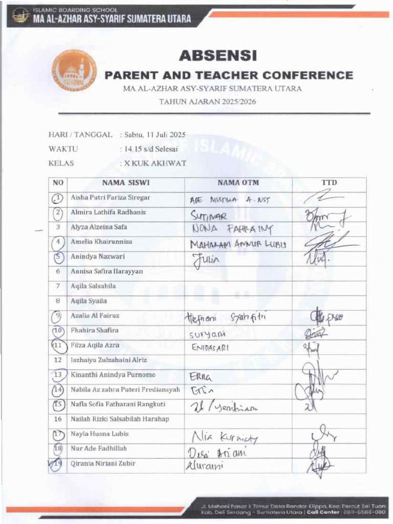 Absen PTC 1 - Merged | PDF