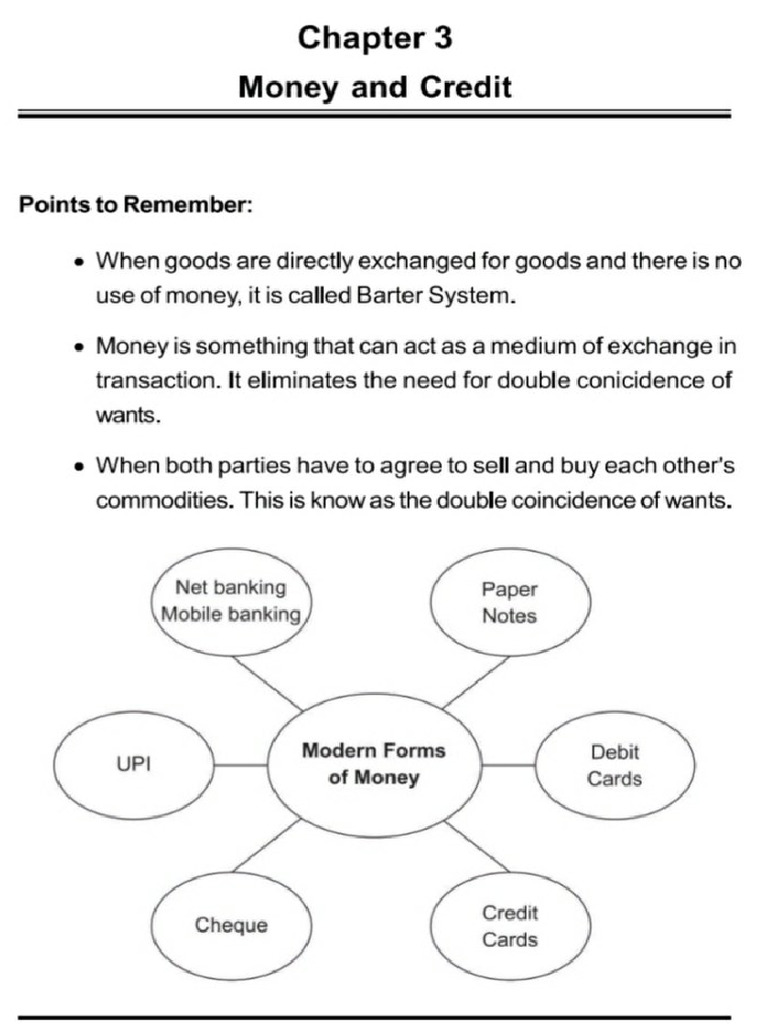 Money and Credit | PDF