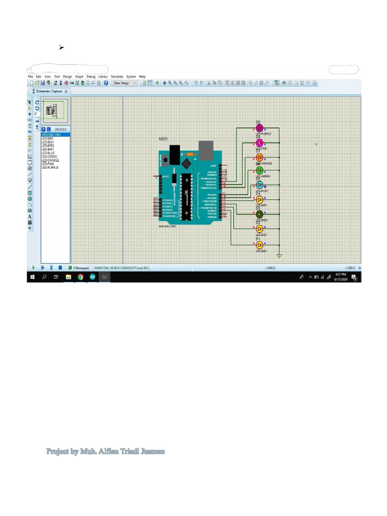 Gambar Rangkaian Running Led | PDF