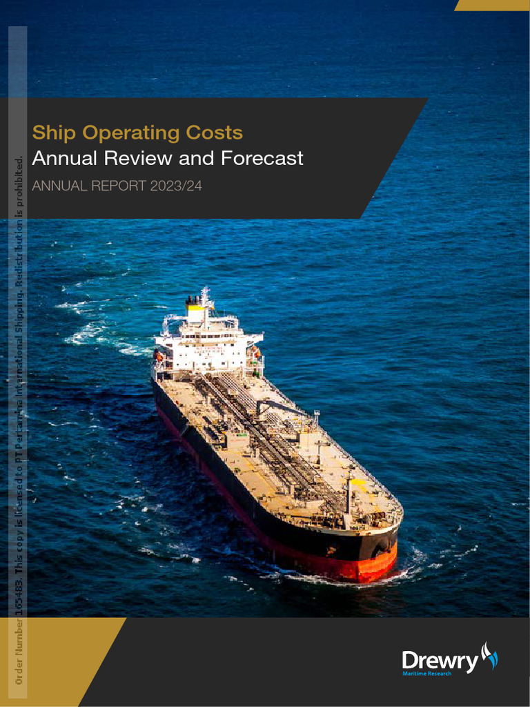 2023/24 Ship Operating Costs Analysis | PDF | Wage | Inflation