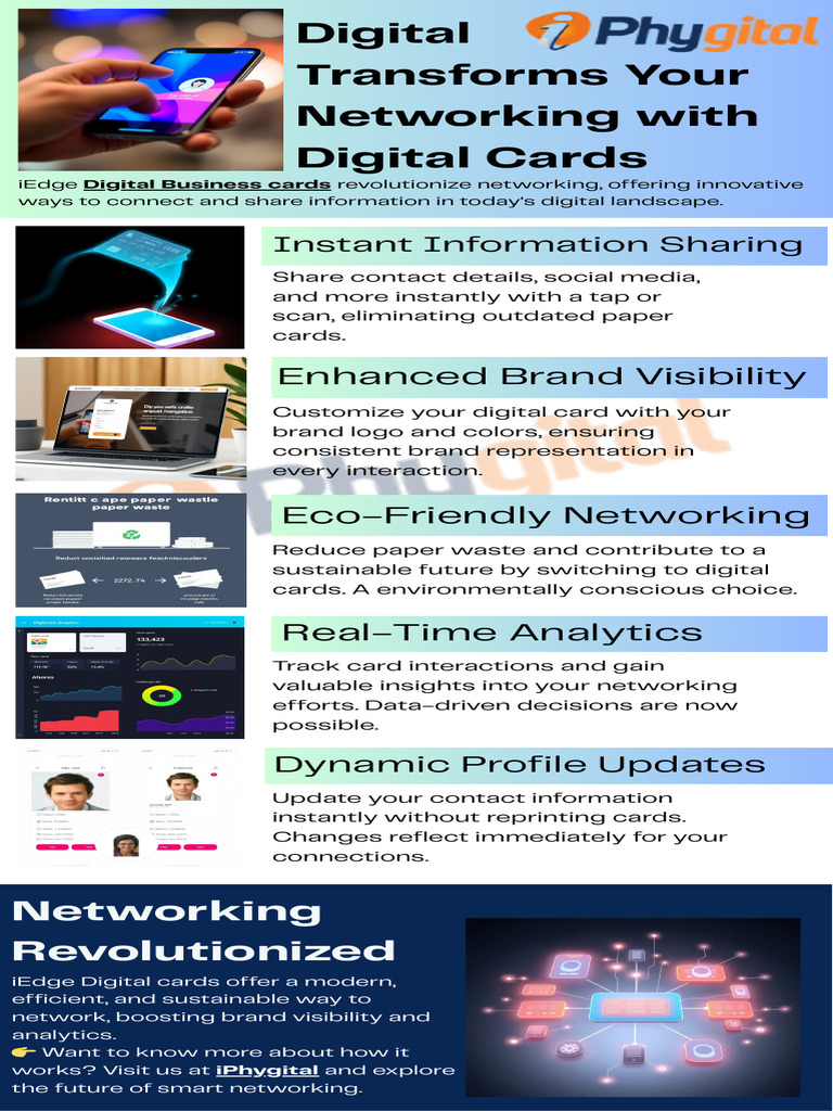 Revolutionize Networking with Digital Cards | PDF