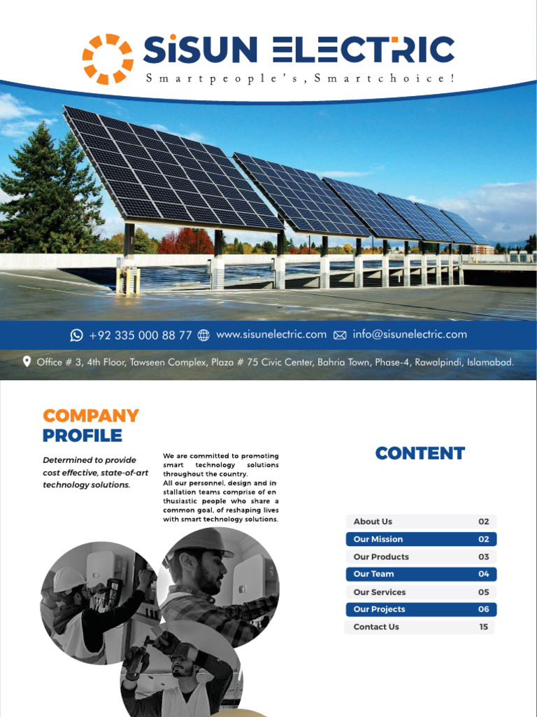 SiSUN ELECTRIC - Corporate Portfolio | PDF