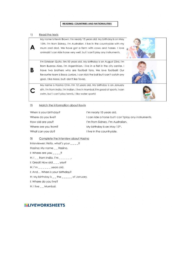 Reading On Nationality | PDF