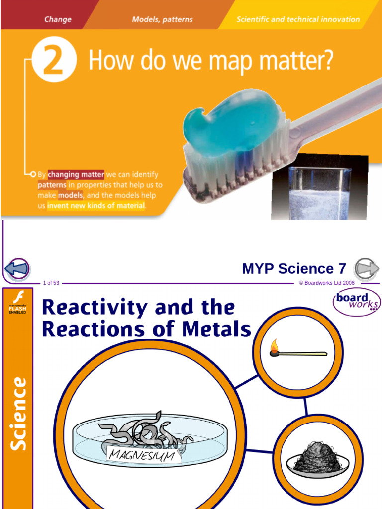 Unit 2 How Do We Map Matter - Part 2 | PDF | Rust | Magnesium