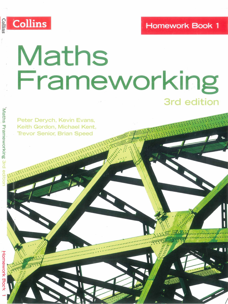 Maths Frameworking - Homework Book 1 - Peter Derych, Kevin Evans, Keith ...