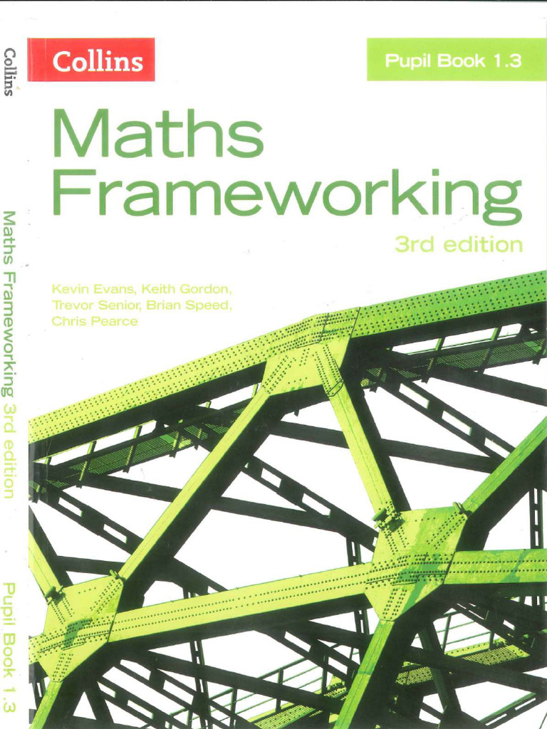 Maths Frameworking - Pupil Book 1 - 3 - Kevin Evans, Keith Gordon ...