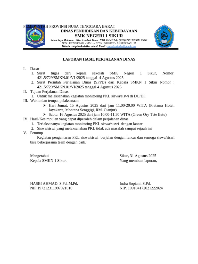 Monitoring PKL | PDF
