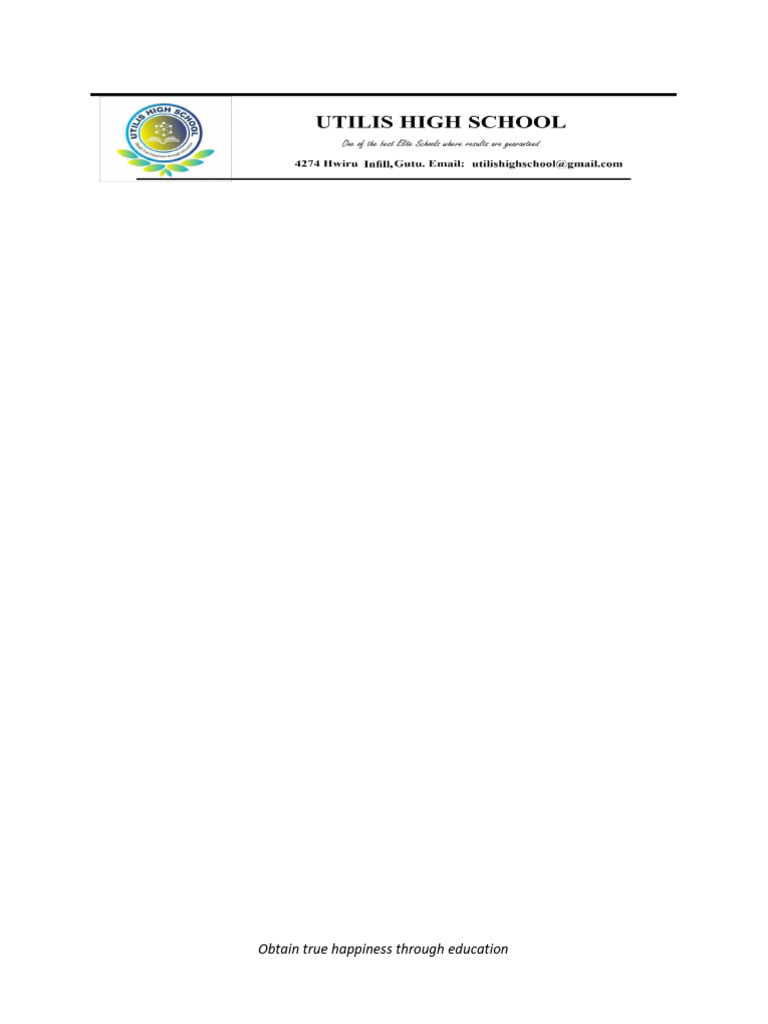 UHS O Level CSC Papaer 2 Mid Year Exams | PDF | Acid | Atoms