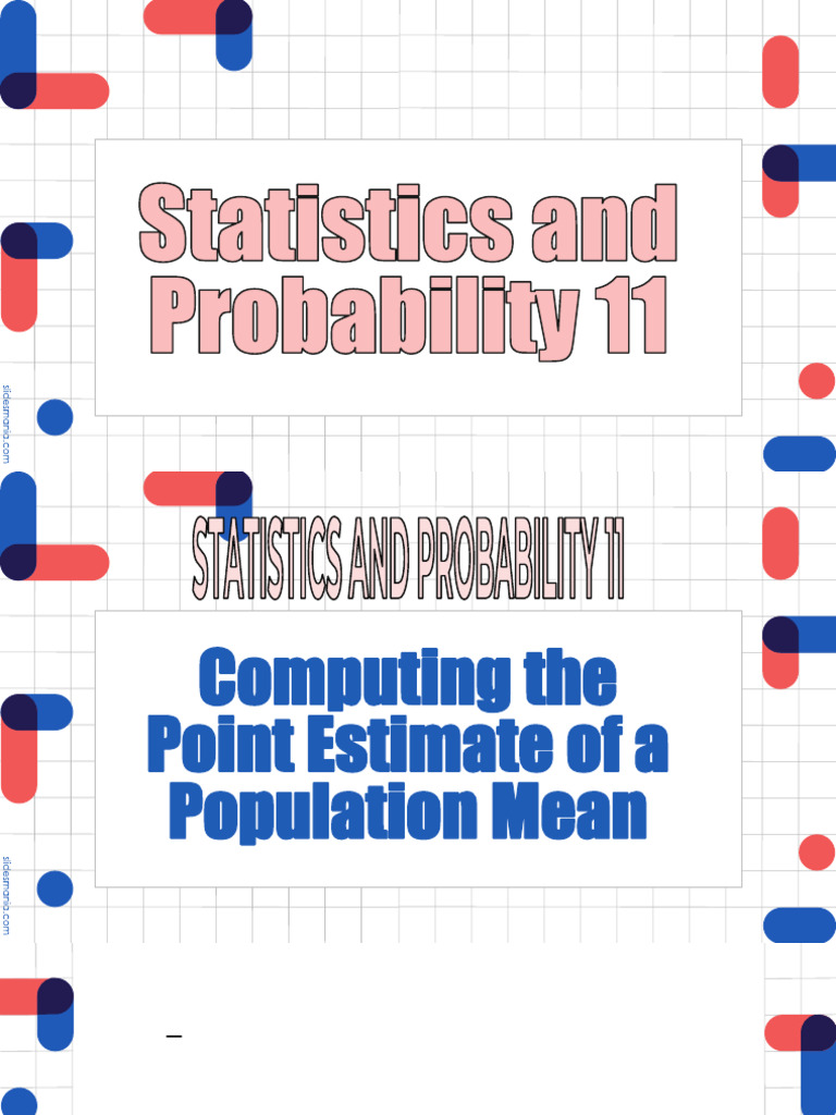 Computing The Point Estimate of A Population Mean | PDF | Estimator ...