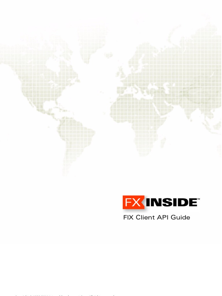 FX Inside FIX Client API 3.9.5v1 | PDF | Order (Exchange) | Application ...