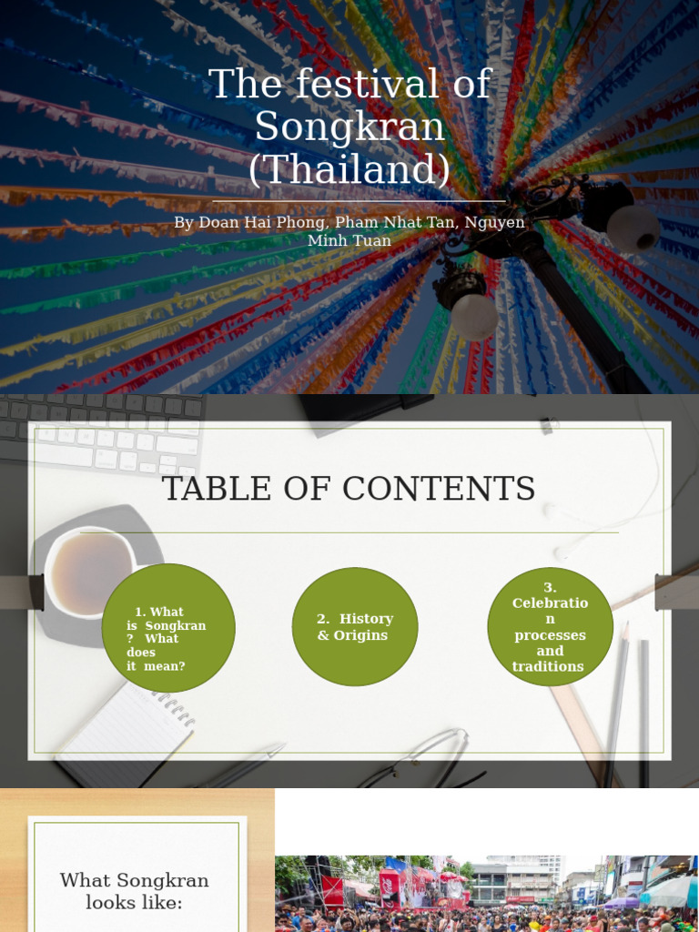 The Festival of Songkran (Thailand) | PDF