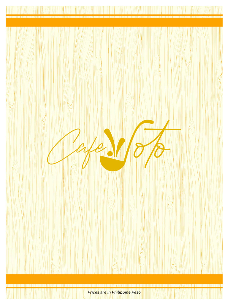 Cafe Veranda Restaurant Menu 1 | PDF