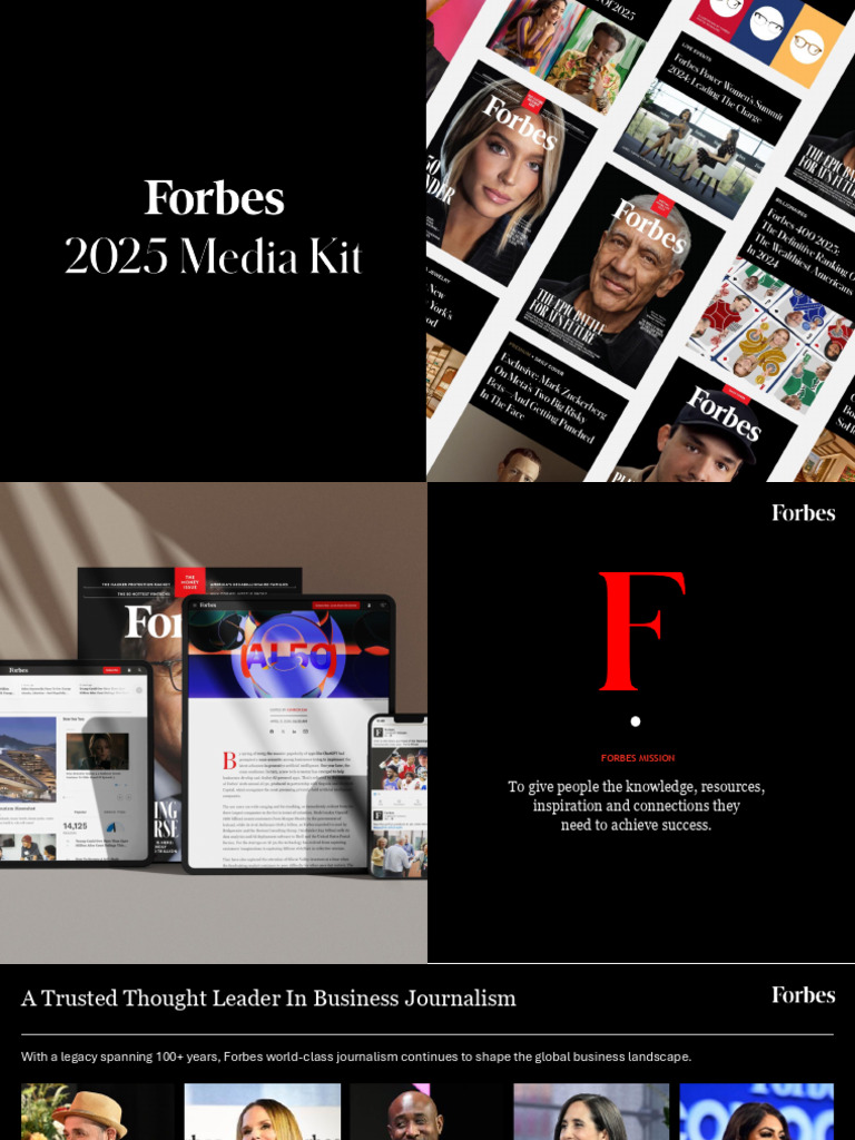 Forbes Media Kit Overview 2025 | PDF | Brand