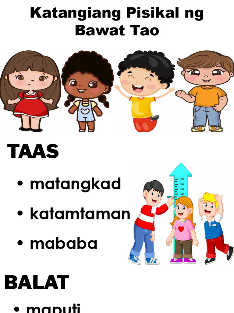 Katangiang Pisikal NG Bawat Tao | PDF