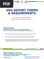 Guide To Compliance For OSH Reports | PDF