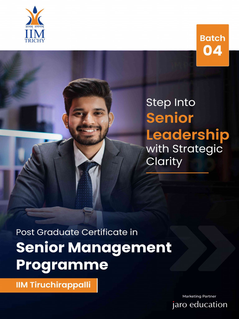 IIM Trichy SMP Brochure 20th June | PDF