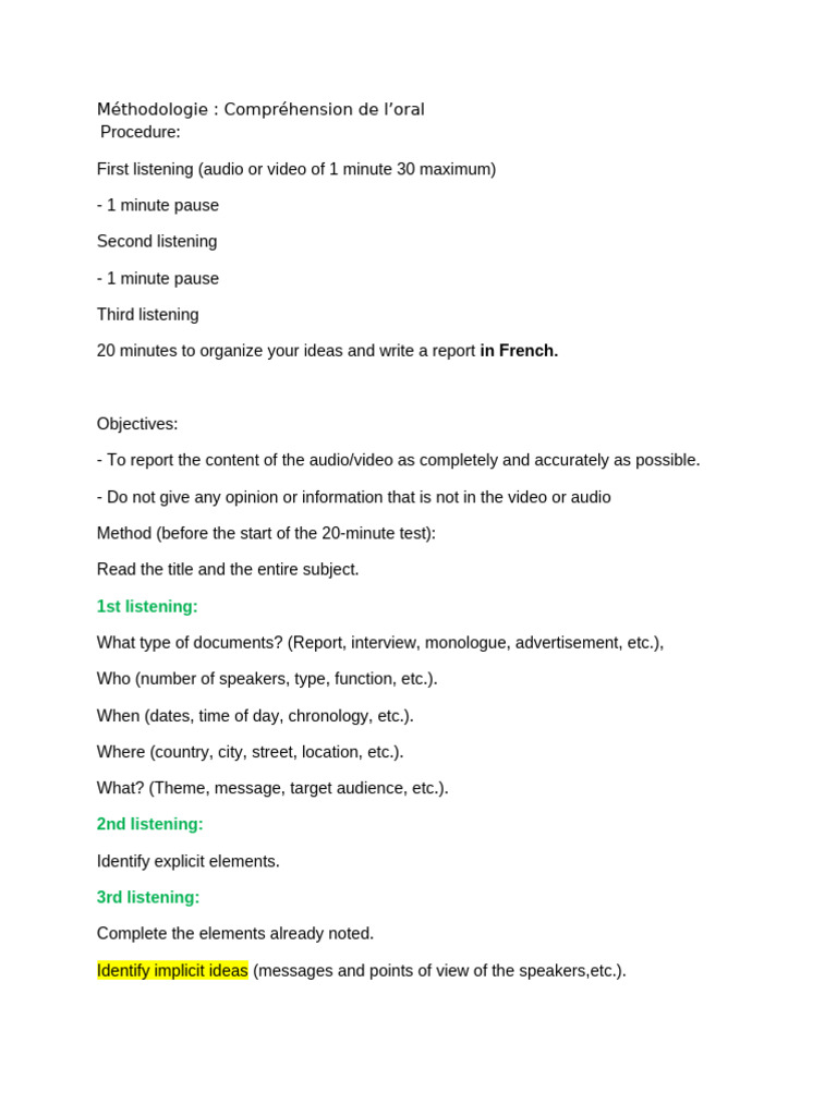 Méthodologie CO (1) | PDF