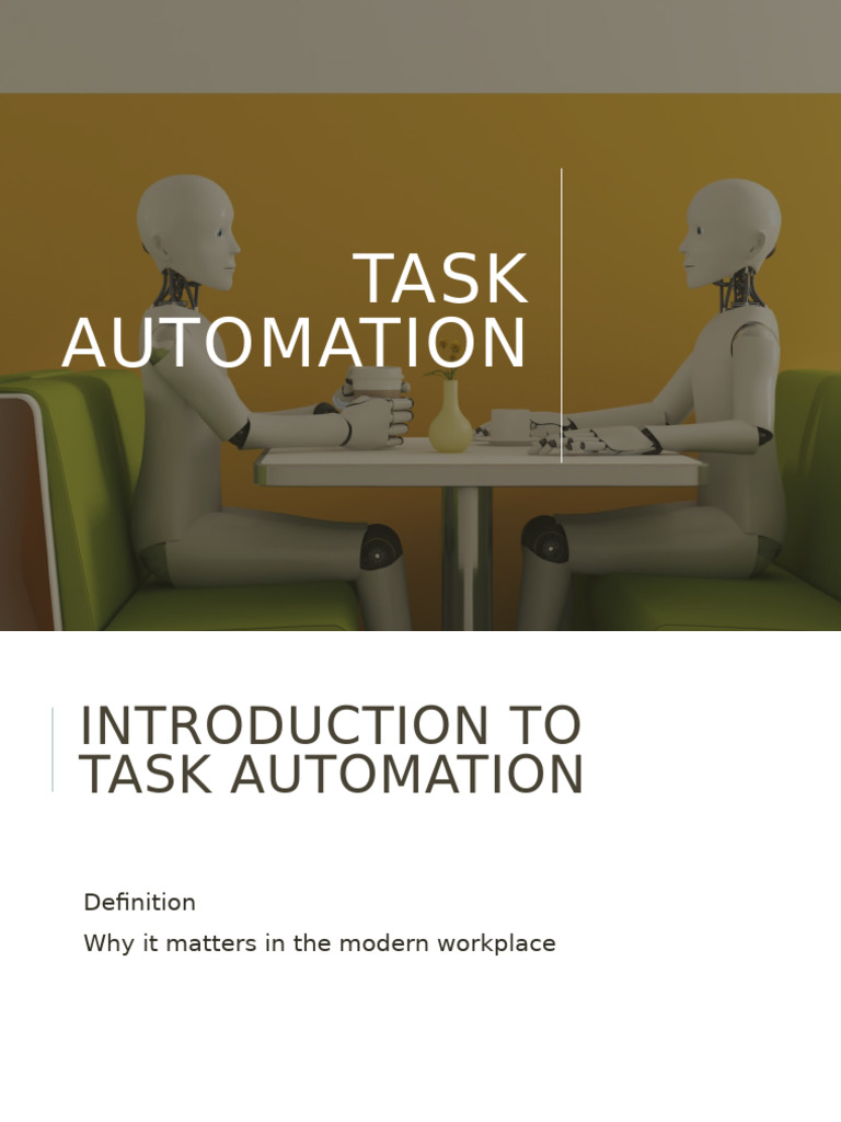 Task Automation | PDF
