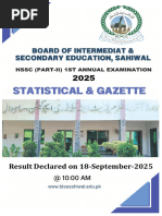 FBISE E SHEET English 28 Pages HSSC-I | PDF | Schools