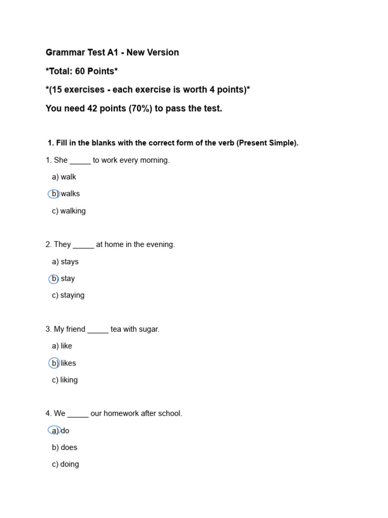 A1_ Sample Test_1 Answers_b511b20d 6f22 438f b68b e3e1c0b31b9a | PDF