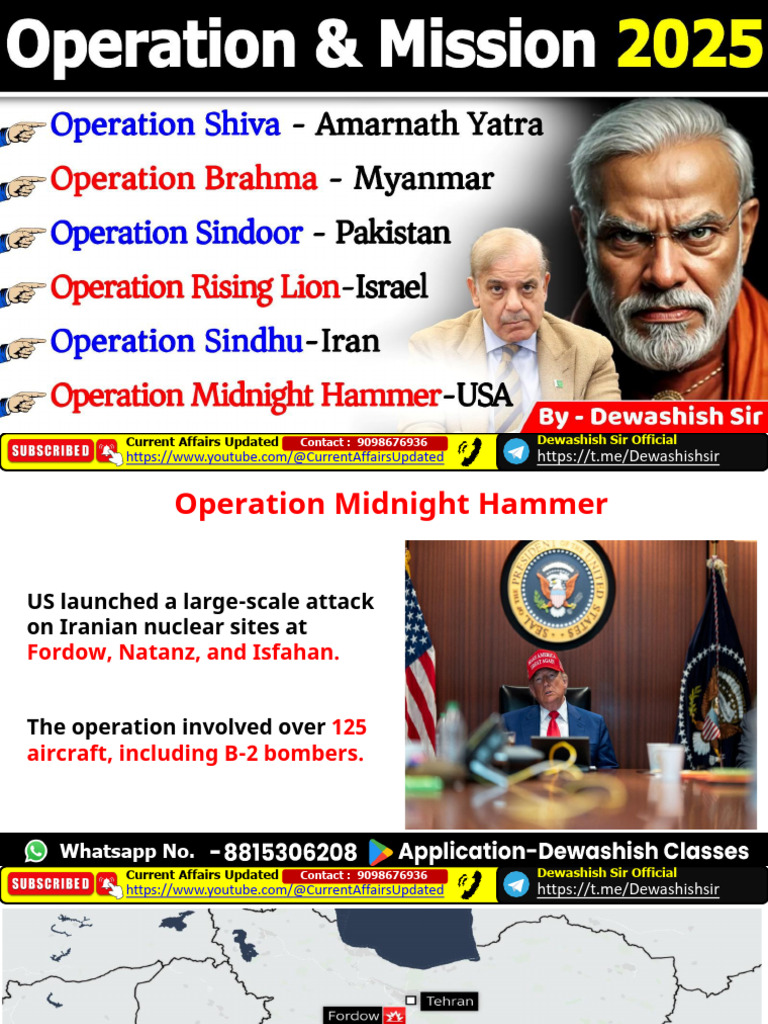 Current Military Operations Overview | PDF