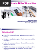 Preparation of Bill of Quantities (BOQ) | PDF | Specification ...