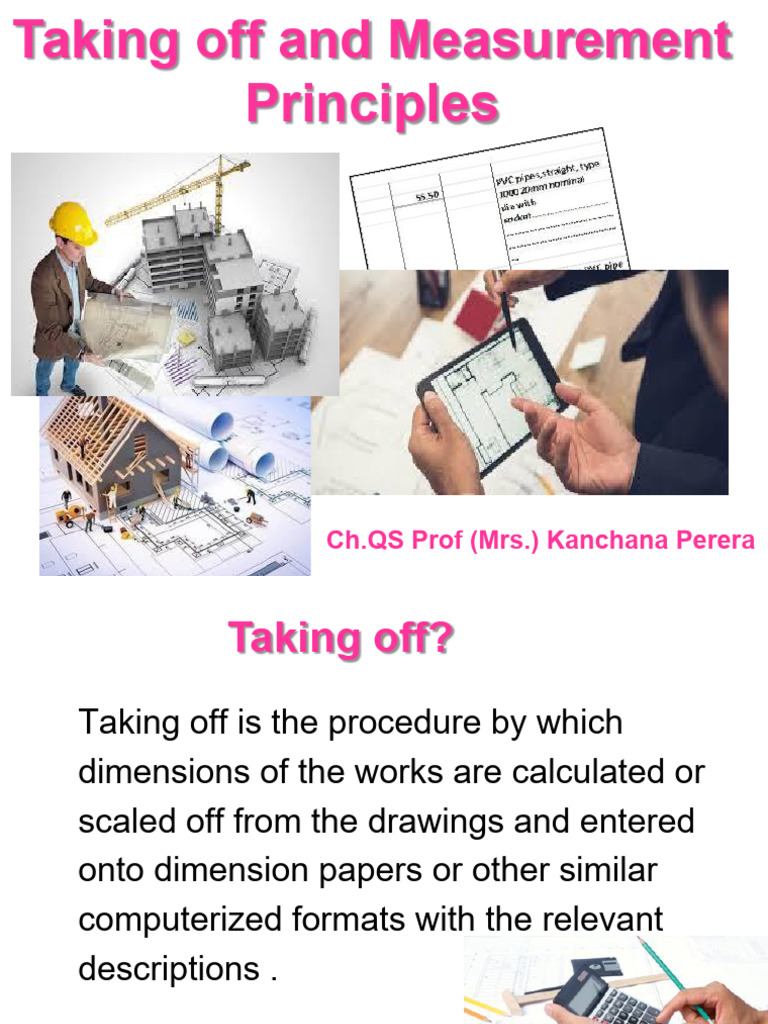Taking Off and Measurement Guide | PDF | Length