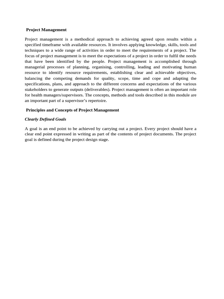 Project Management - HSM 2 | PDF | Evaluation | Project Management