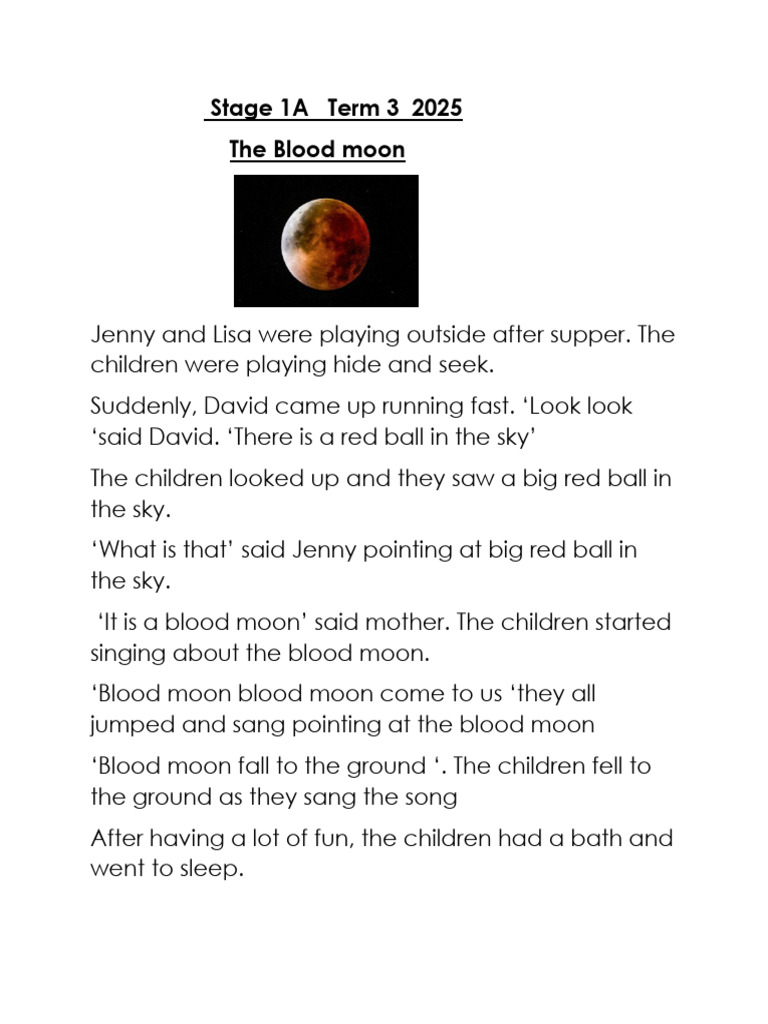 The Blood Moon | PDF