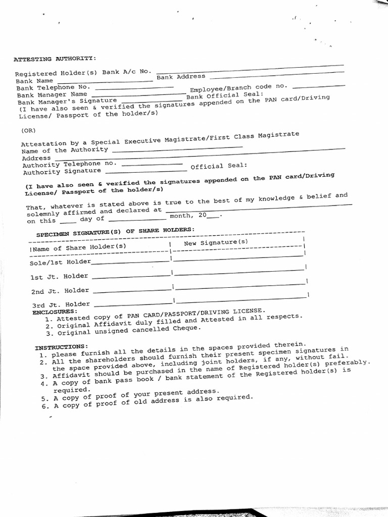 Bank Attest | PDF