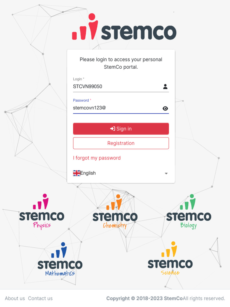 StemCo Portal Login Access | PDF