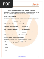 Pronouns Worksheet He She It and They | PDF | Language Arts & Discipline