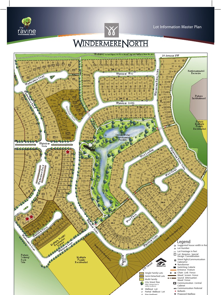 Winder Mere North Master Plan | PDF | Single Family Detached Home | Street
