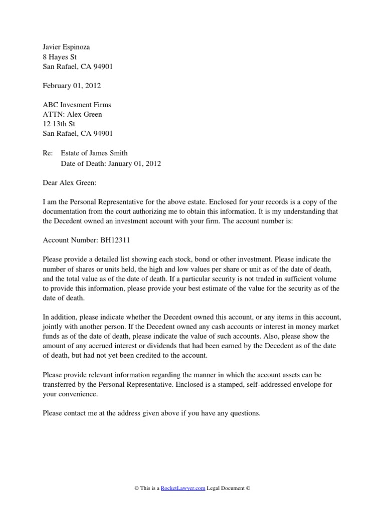 Broker Confirmation Letter | PDF | Investing | Stocks