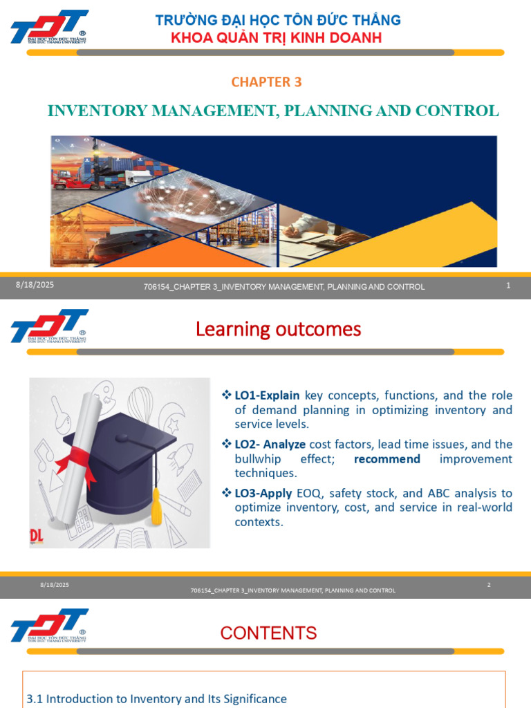 Chapter 3 - Inventory Management, Planning and Control | PDF | Performance Indicator ...