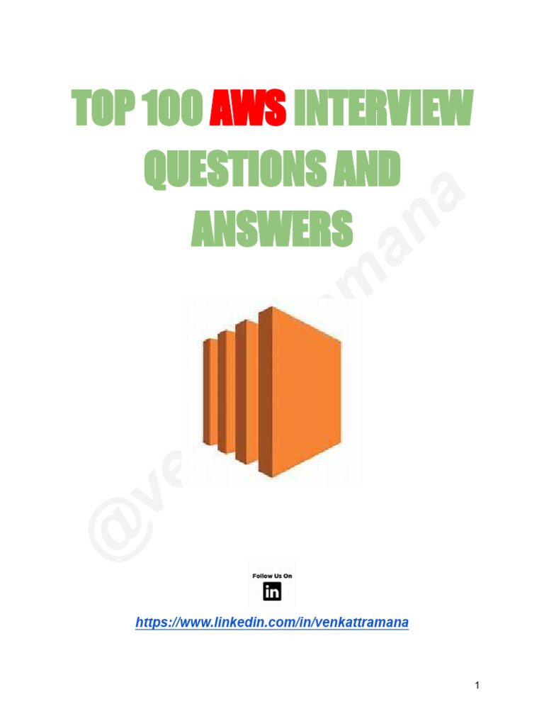 Aws Qa 100 | PDF | Amazon Web Services | Computer Architecture