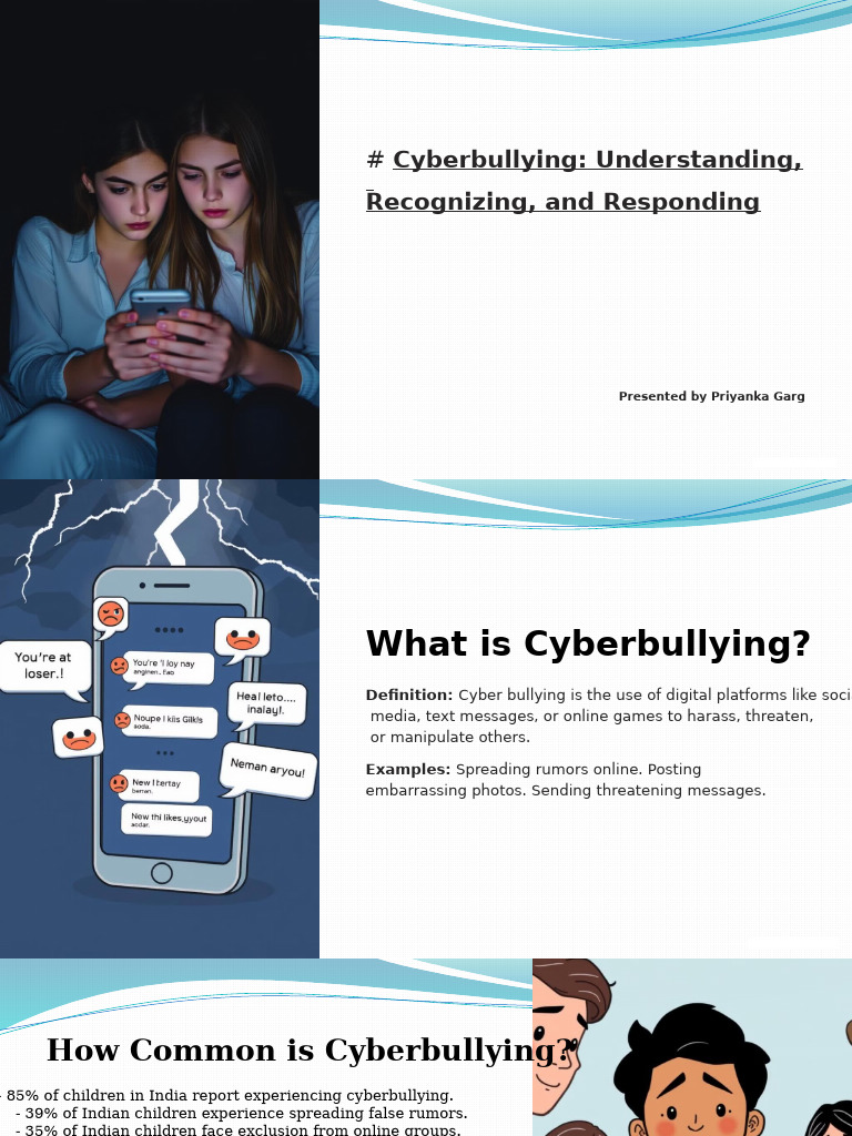 Cyberbullying Understanding Recognizing and Responding | PDF ...
