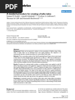 Rockwood Clinical Frailty Scale | PDF | Science & Mathematics