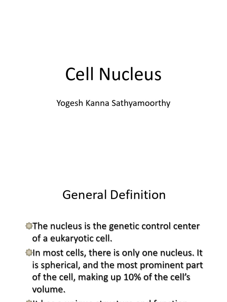Nucleus | PDF | Cell Nucleus | Histone