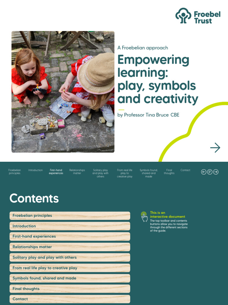 Froebelian Approach to Empowering Learning | PDF | Thought | Experience