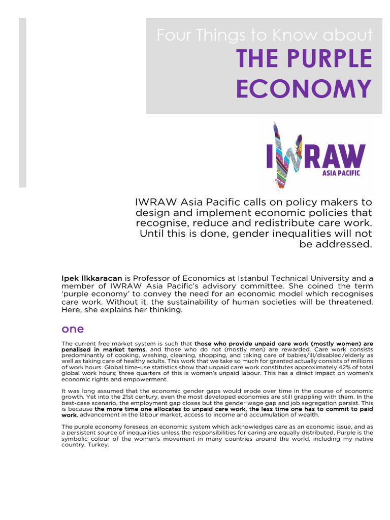 Understanding the Purple Economy | PDF | Economic Inequality ...
