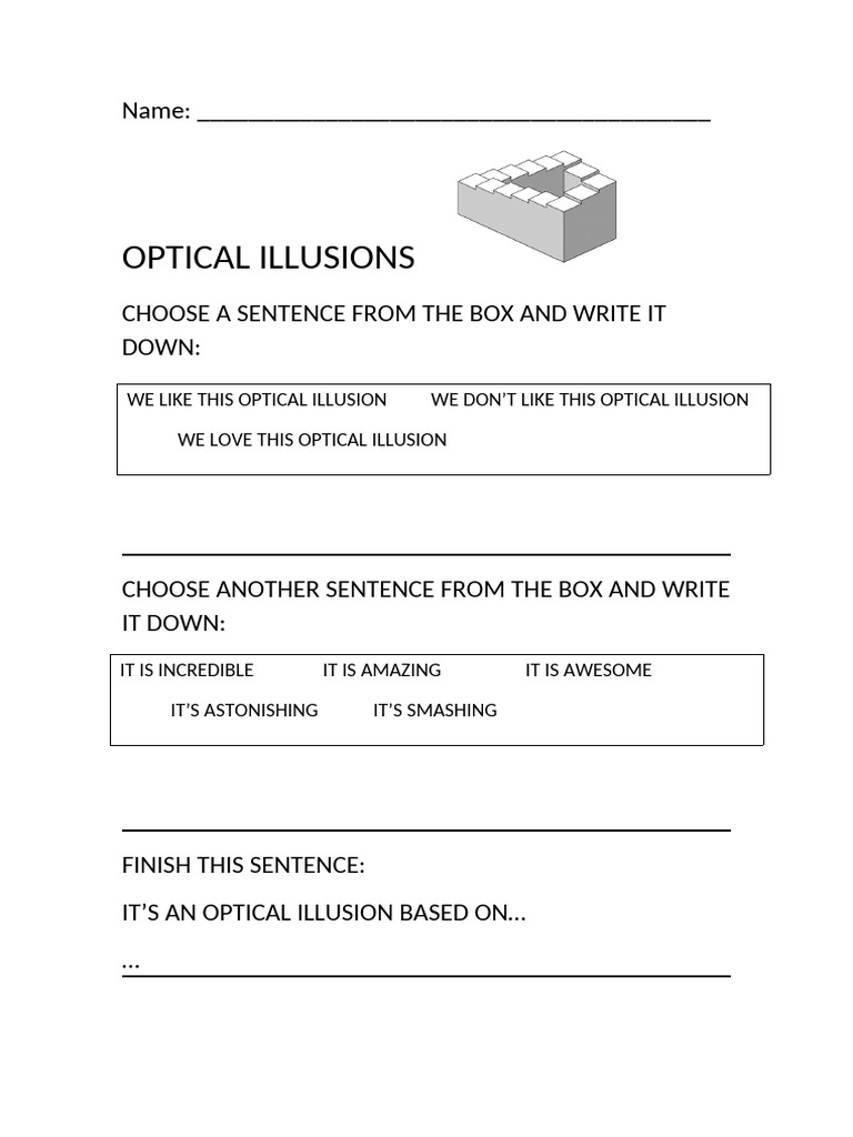 Optical Illusions | PDF