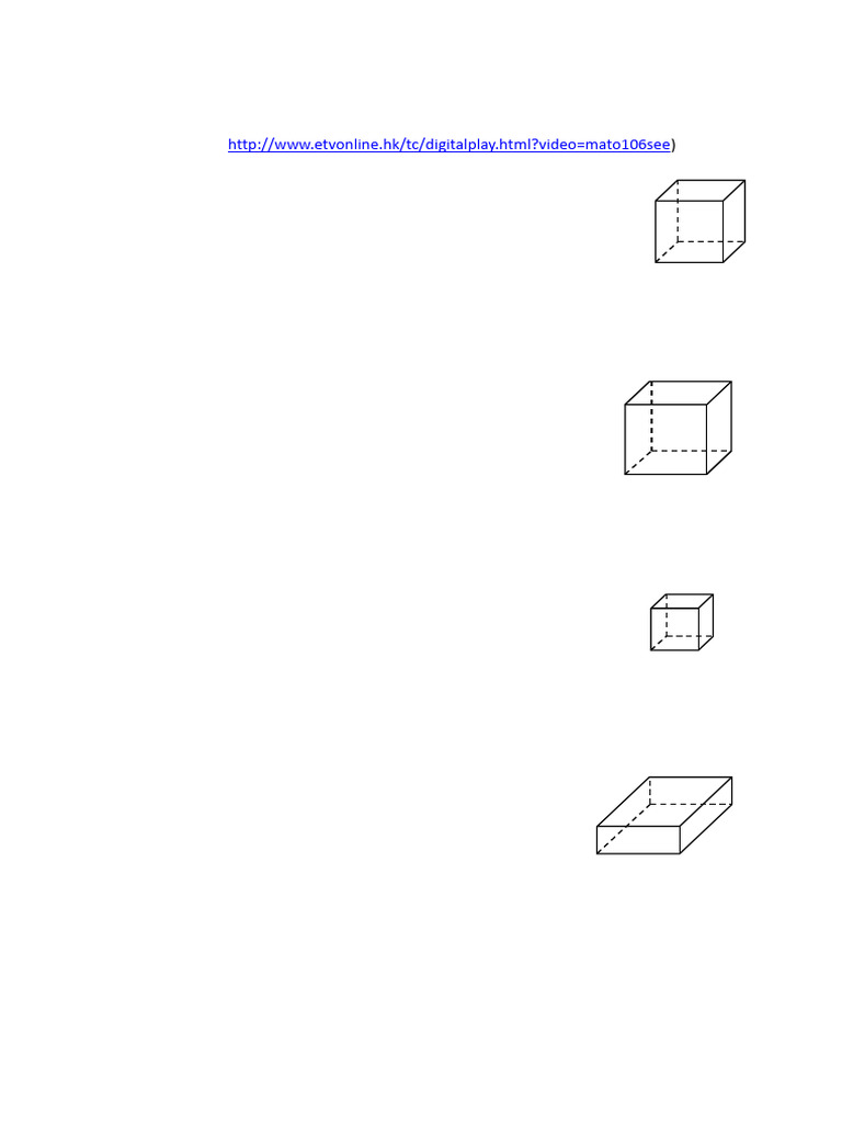 S1 - WS - 6.3 Total Surface Areas of Prisms | PDF | Area | Volume