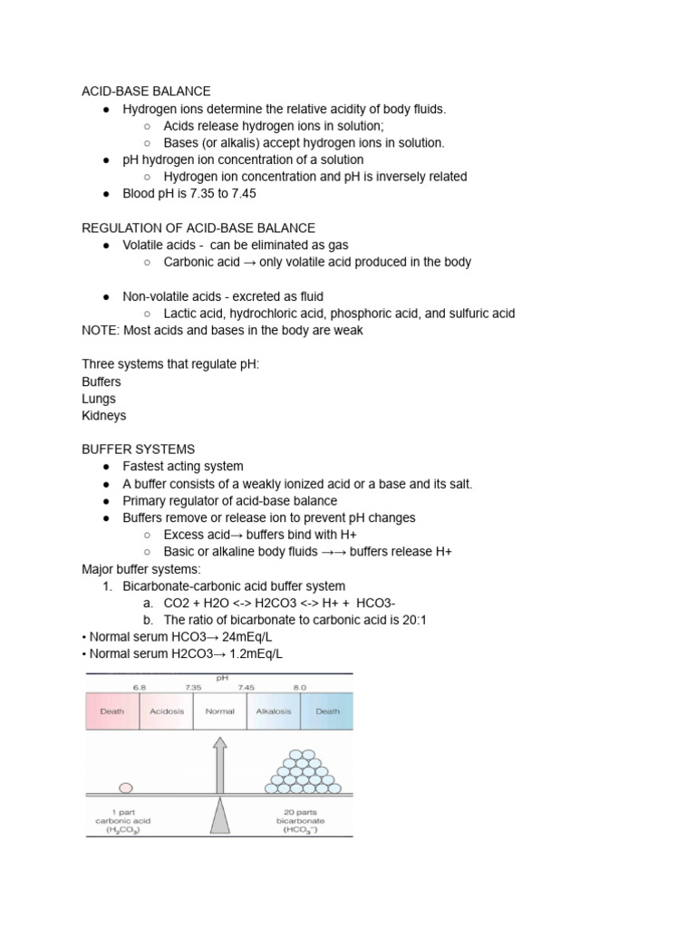 Acid-Base Fluids 11-16-2023 | PDF | Buffer Solution | Respiratory System