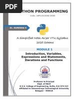 VTU Python Lab Manual BPLCK105B/205B | PDF | Computer File | Scope ...