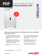SolarEdge Inverter and Battery Compatibility | PDF | Electric Power